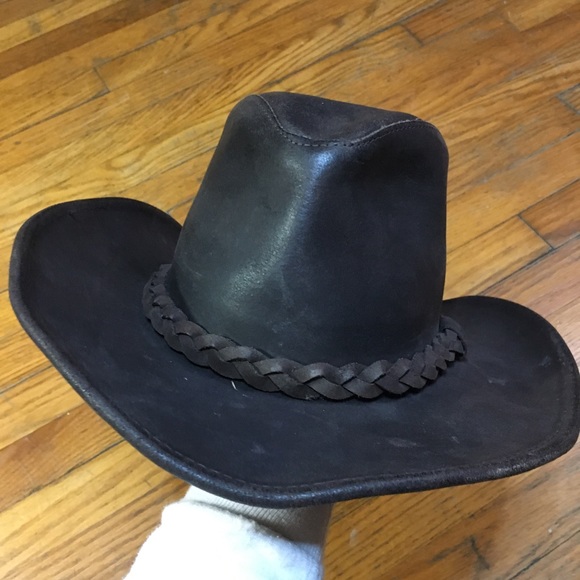 Wilsons Leather | Accessories | Wilsons Genuine Leather Cowboy Hat ...